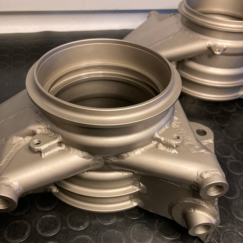 Rear uprights set for Subaru Impreza Group A